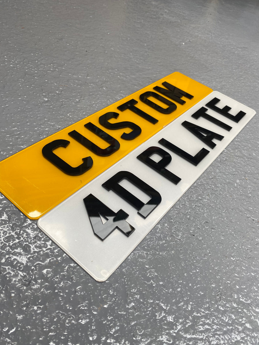 4D Road Legal Number Plates – Das Society